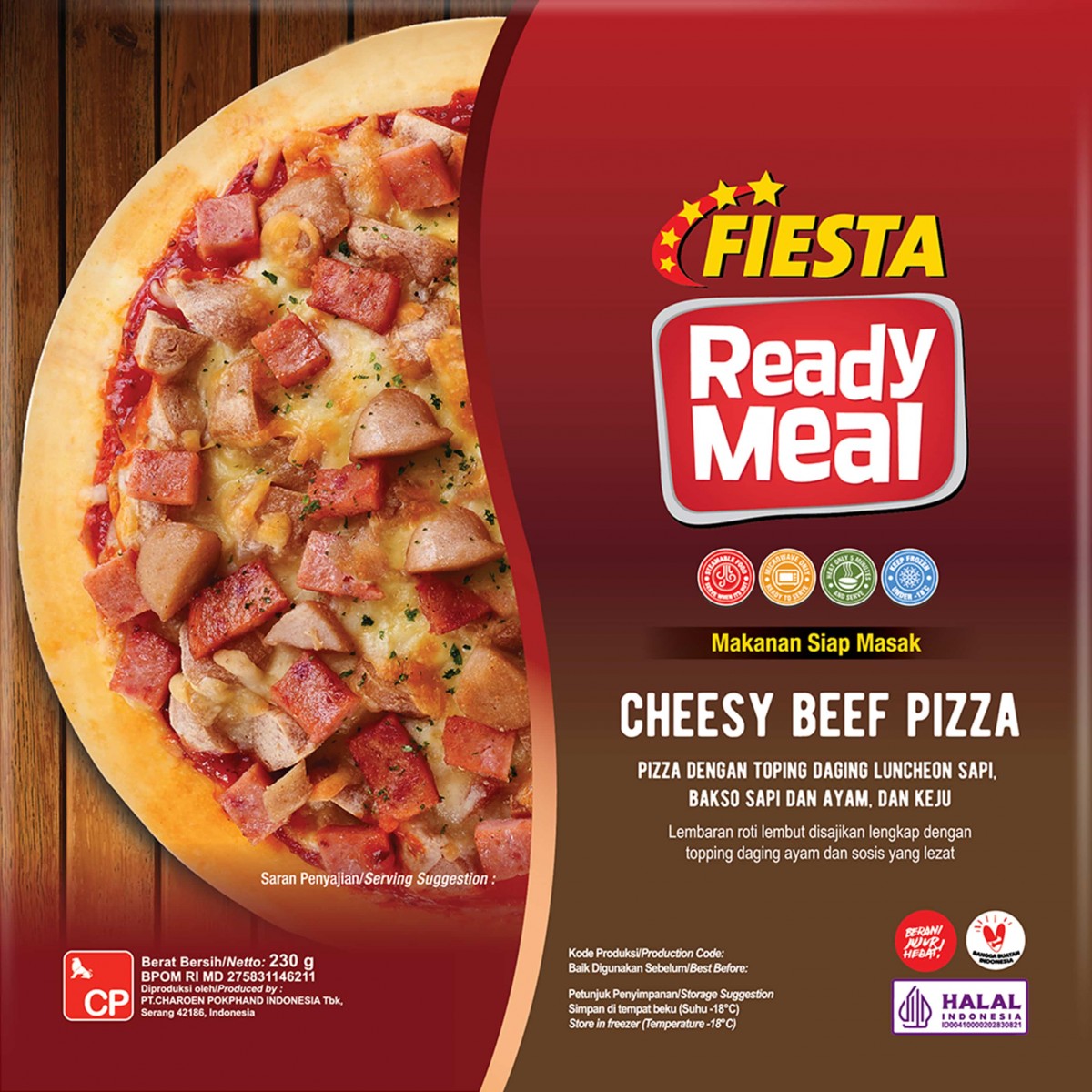Cheesy Beef Pizza - CP FOOD
