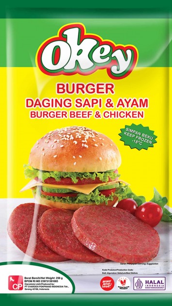 Burger Daging Sapi & Ayam - CP FOOD